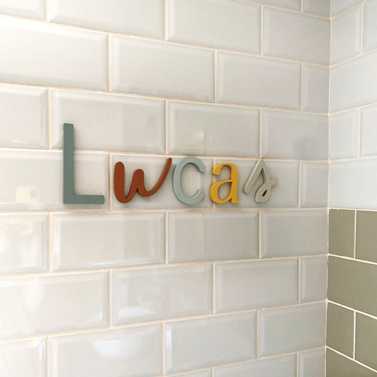 Letras de pared · Nombre o frase personalizada – MINIPIU